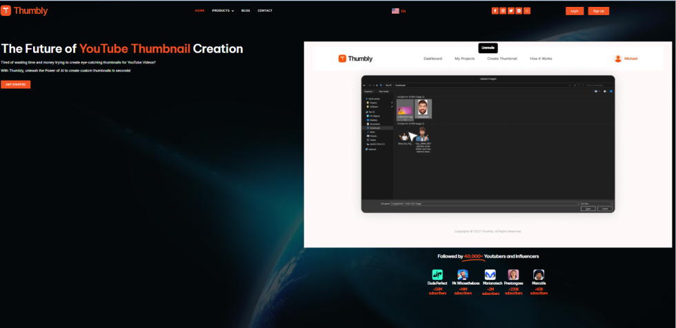 Thumbly: Fast and Effective AI Thumbnail Creator for YouTubers ...